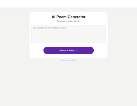 AI Poem Generator